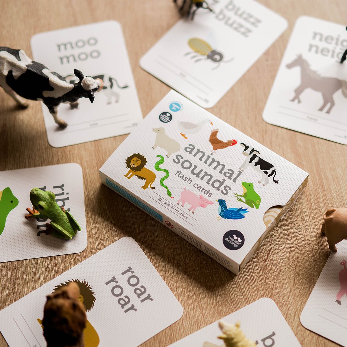 Animal sounds Flash cards | Two Little Ducklings - Lucas loves cars