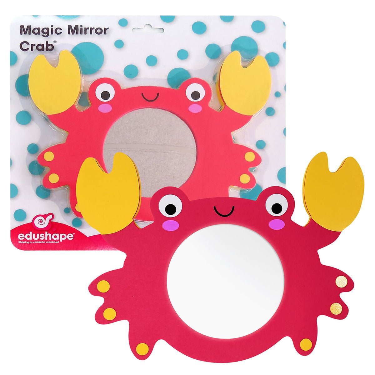 Bath Mirror Crab | Bath toy - Lucas loves cars