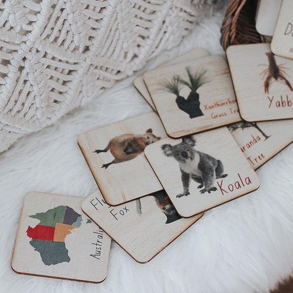 Five Little Bears Australian Alphabet tiles | Australian made toys ...