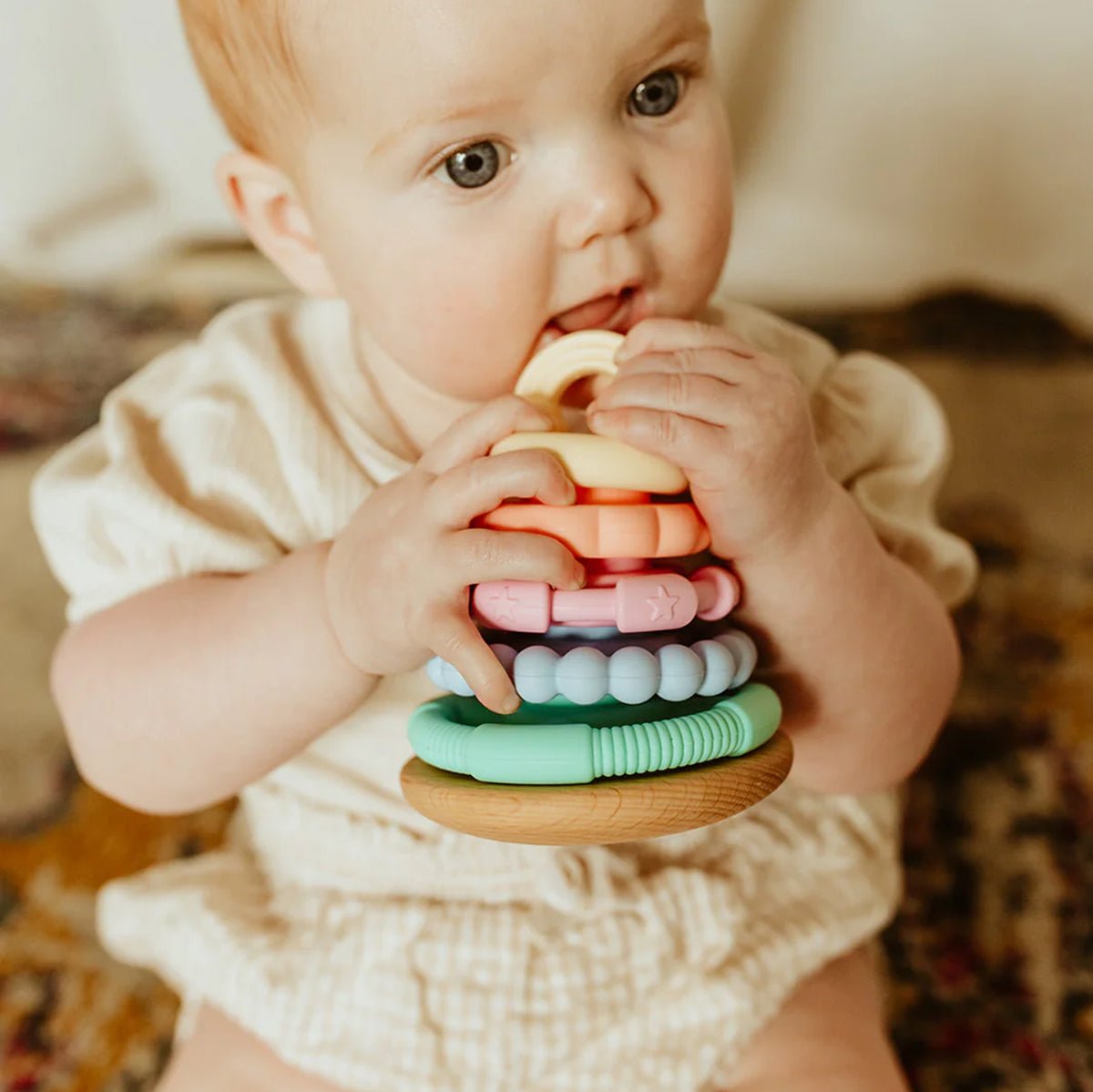 Wobble stacker Pastel | Jellystone Designs – Lucas loves cars