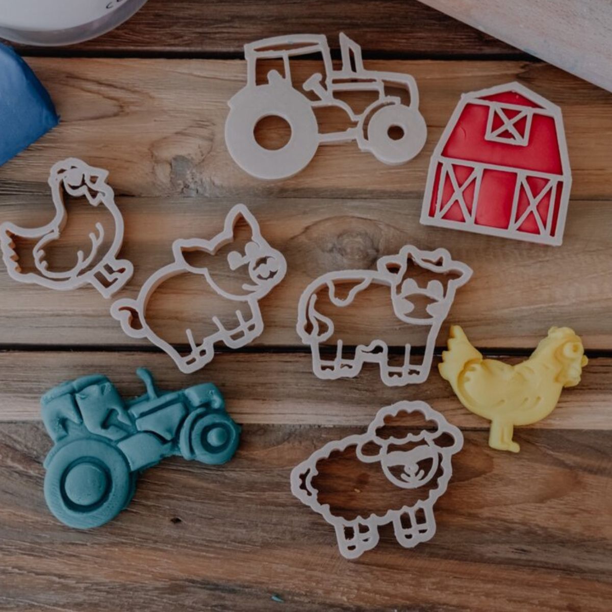 Mini Farm Eco Cutter Set | Australian Made toys - Lucas loves cars