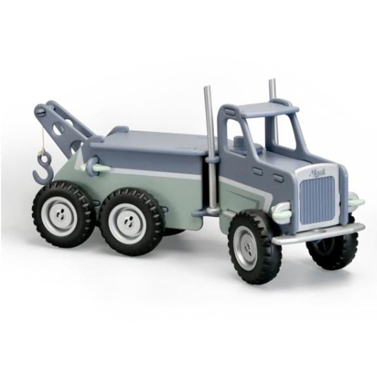 Moover Mack Truck Dark Grey | Wooden Truck ride on toy – Lucas loves cars