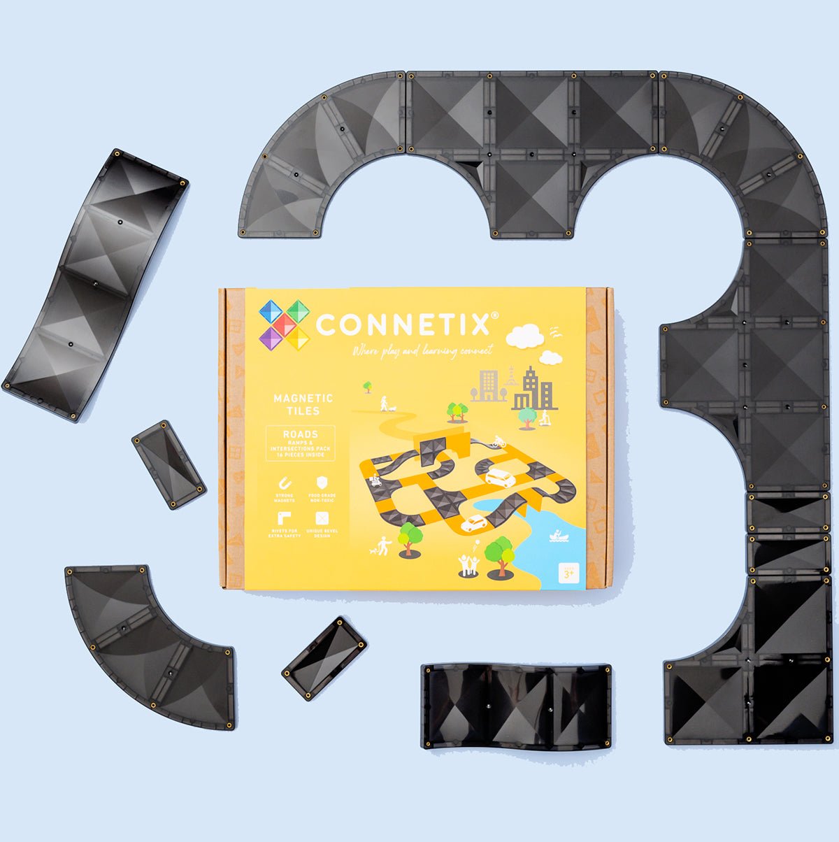 Connetix Roads Ramps Expansion | Connetix - Lucas loves cars