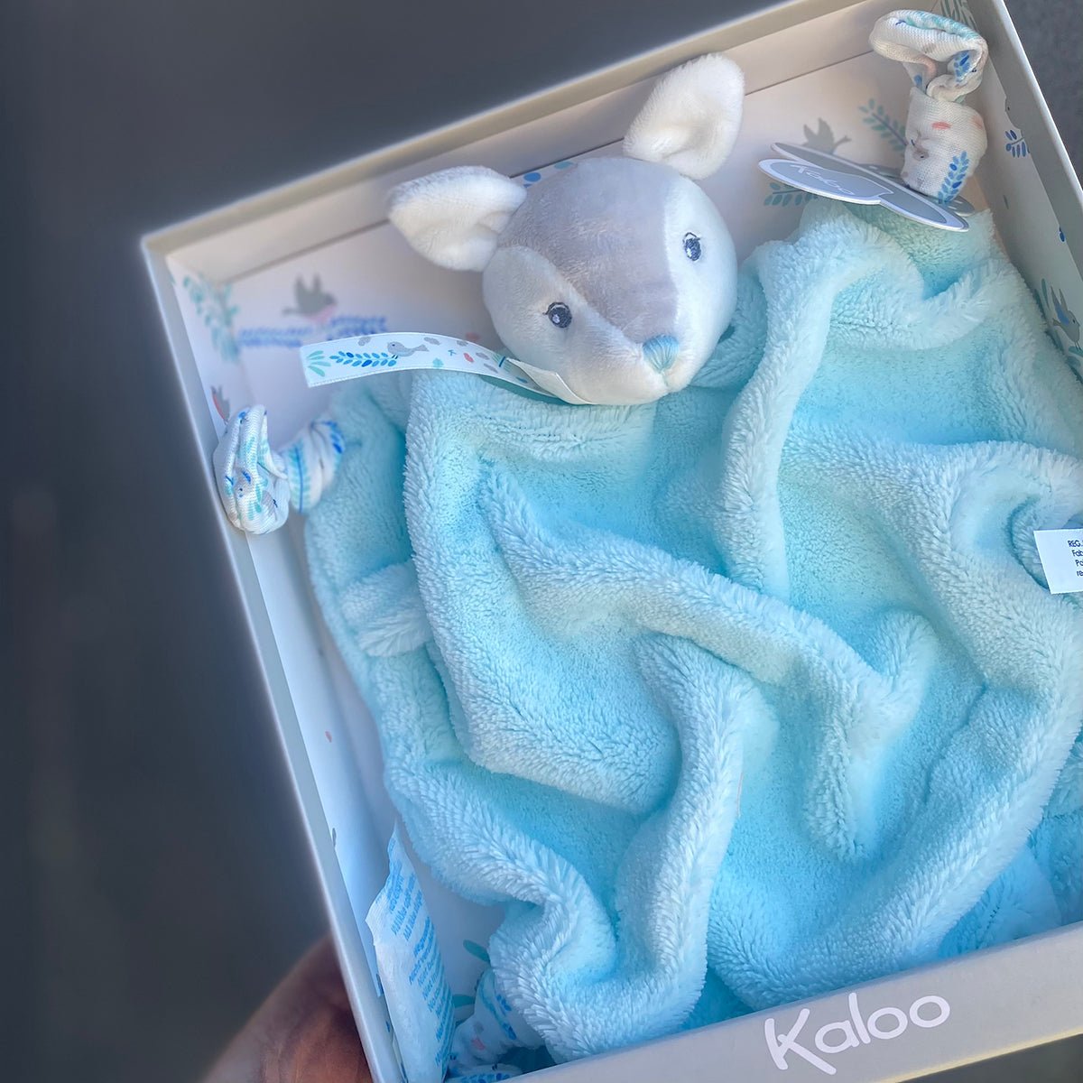 Kaloo Doudou Fawn Aqua | Kaloo - Lucas loves cars