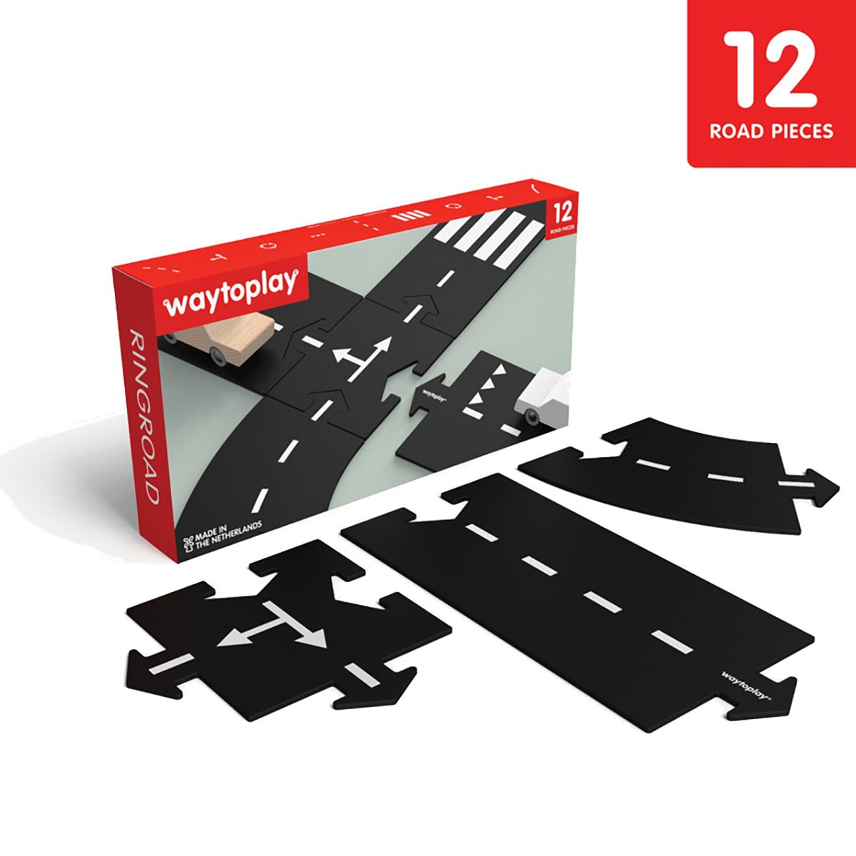 Waytoplay 12 piece Ringroad | Waytoplay - Lucas loves cars
