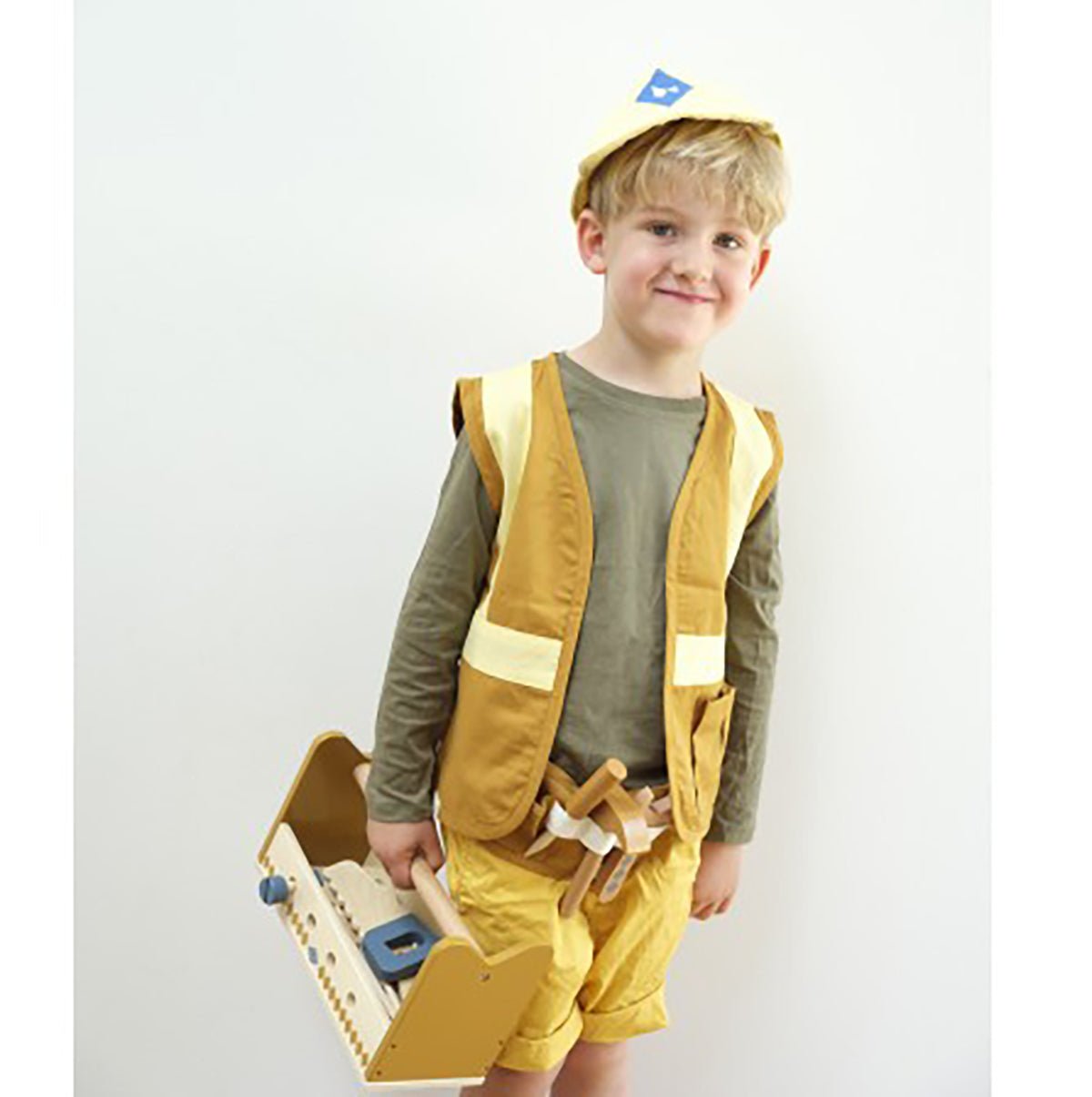 Fabelab Dress Up Construction | Builder costume - Lucas loves cars