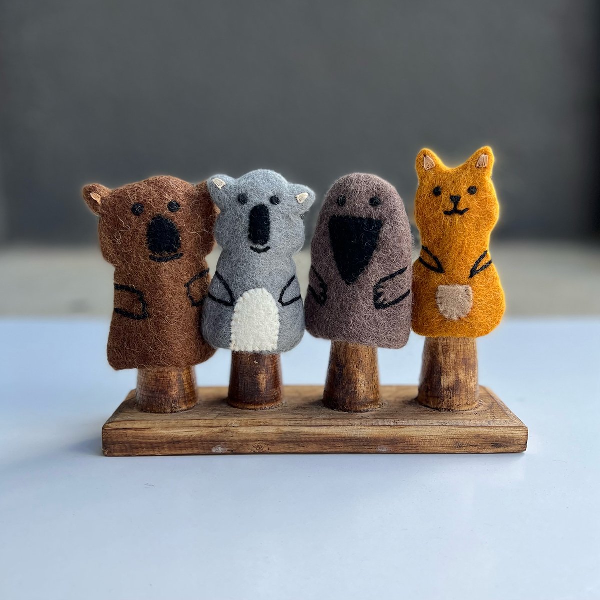 Australian Animal Finger Puppets | Papoose Toys Australlian animals ...