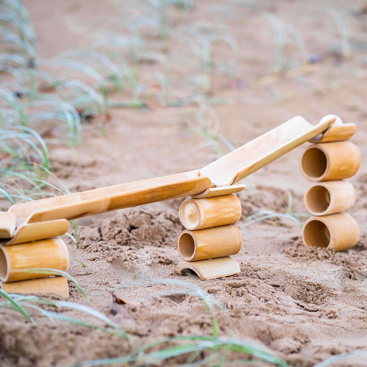 Explore Nook | Bamboo Construct and Roll | Open ended outdoor toys ...