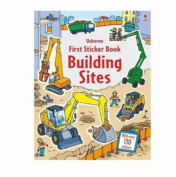 First Sticker book Building sites | Construction trucks | Lucas loves cars
