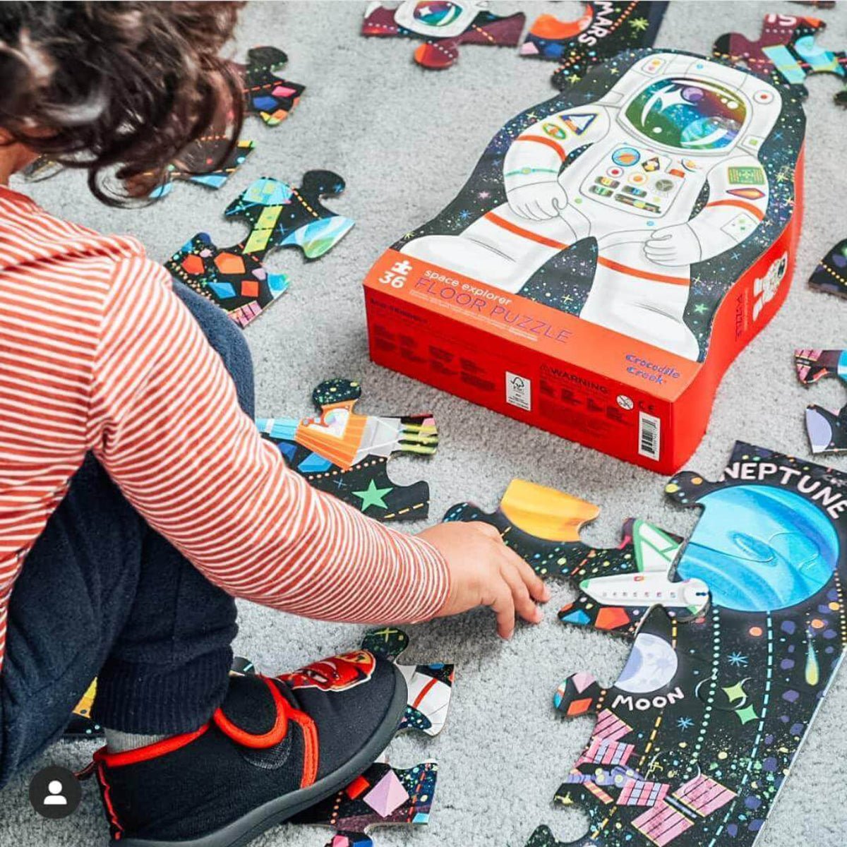 Classic Floor Puzzle Space Explorer | space puzzle Crocodile creek ...