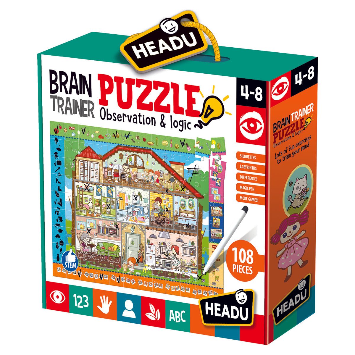 Headu Brain Trainer Puzzle | Educational toys for big kids – Lucas ...