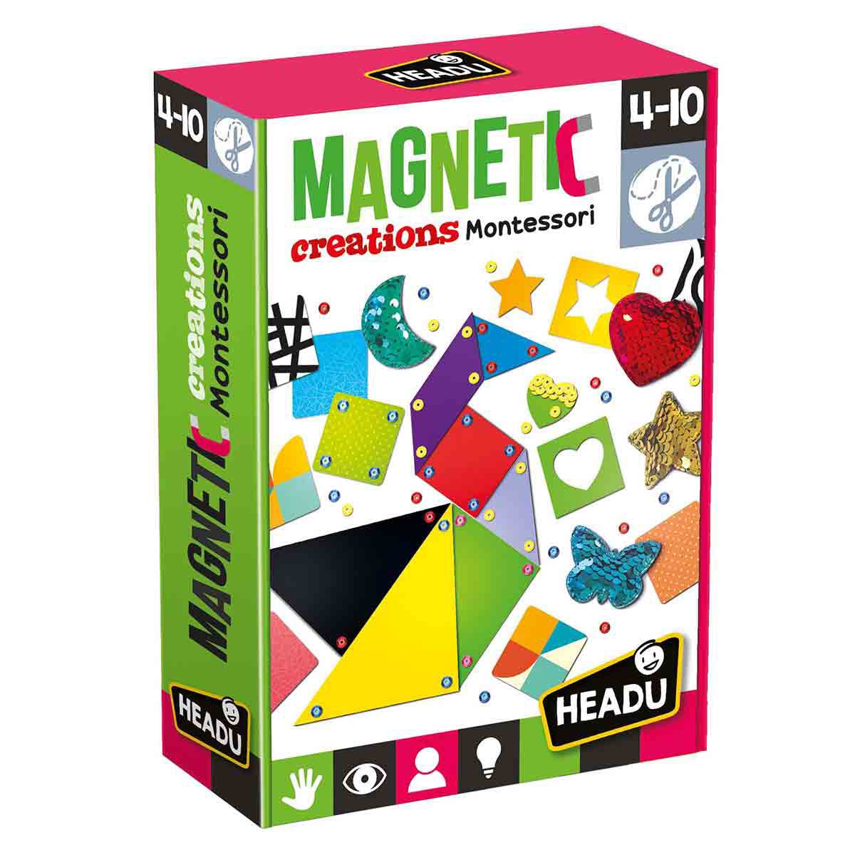 Headu Mnontessori Magnetic creations | Montessori creative learning ...