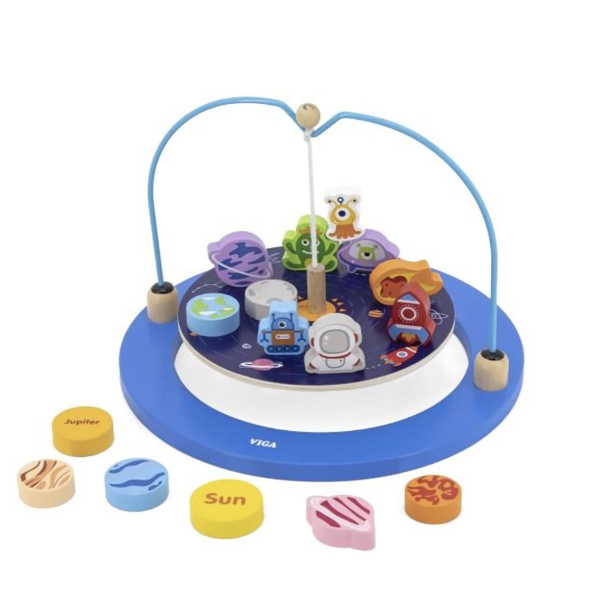 Wooden space balancing game – Lucas loves cars
