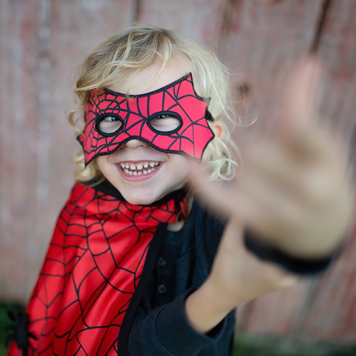 Reversible Spider Bat Cape kids costume – Lucas loves cars