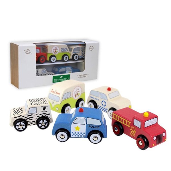 Wooden Emergency Cars | Police and Fire truck toys – Lucas loves cars